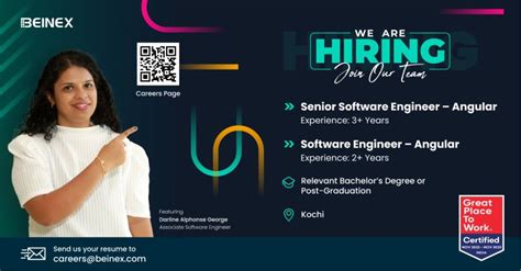 Ramya Raju On Linkedin Beinex Interested Jobseekers Aspirants