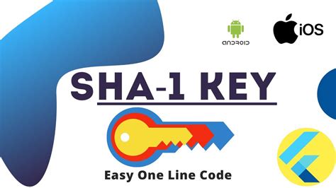 Generate Sha 1 Key In Flutter App One Line Code Flutter Firebase