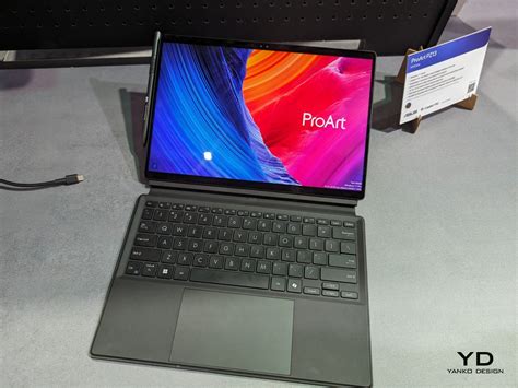 Asus Proart Pz Detachable Laptop Brings Windows On Arm To Creators On The Go Yanko Design