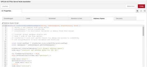 How To Use Settimeout In Address Space Script Of Opc Ua Iiot Flex Server Node · Issue 122