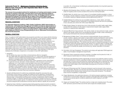 Filenationwide Permit 35 Maintenance Dredging Of Existing Basins