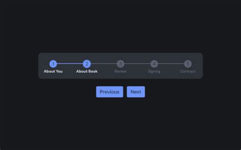 How To Make Step Indicator Timeline Using Html Css And Javascript