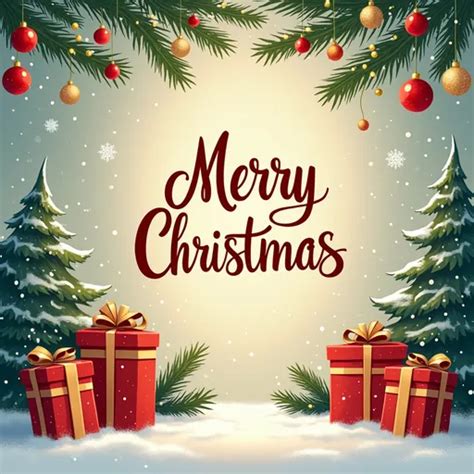 Christmas Card Design Festive Decorations Whimsi