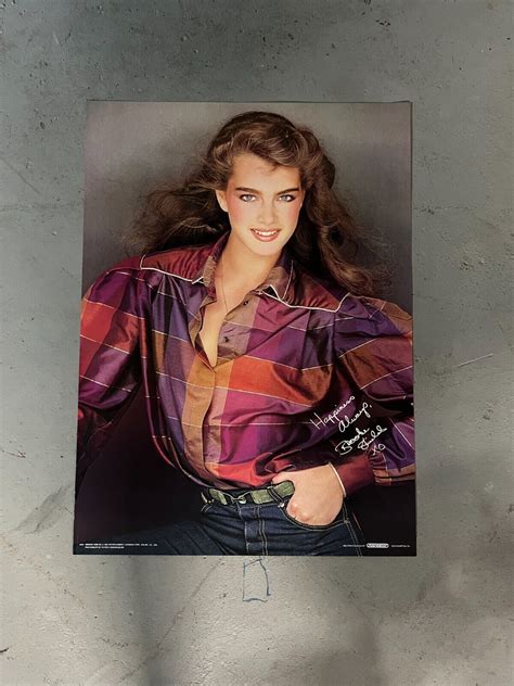 Vintage Brooke Shields Poster 1980 28 X 20 4666713403