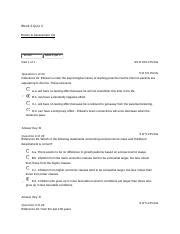 Week Quiz Docx Week Quiz Return To Assessment List Week Quiz Part Of