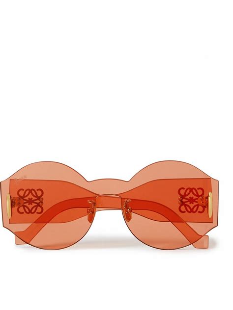 Loewe Anagram Round Frame Acetate Sunglasses Loewe