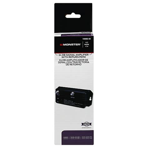 Monster Signal Amplifier With Return Path 24 Db 1 Ea Shop