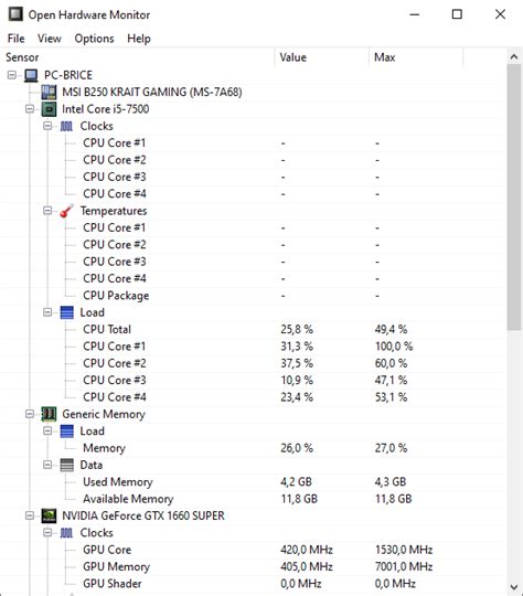 Bug Cpu · Issue 1269 · Openhardwaremonitoropenhardwaremonitor · Github