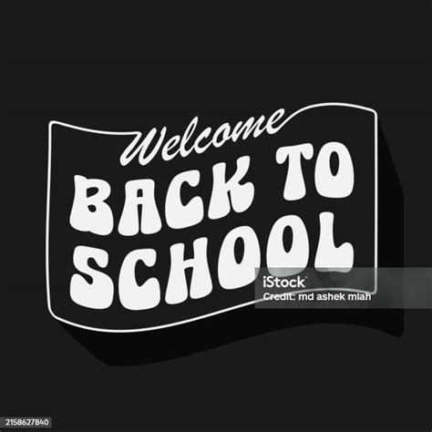 학교 스케치 레터링 템플릿 디자인에 오신 것을 환영합니다 학교 포스터 배너 인사말 카드 스티커로 돌아 가기 손으로 그린 글자 교육 요소 벡터 일러스트 레이 션 0명에 대한