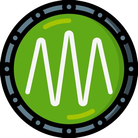 Oscilloscope Basic Miscellany Lineal Color Icon