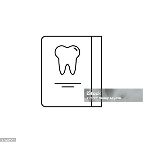 치과 리셉션 일 일정 선형 아이콘입니다 가 선 그림입니다 윤곽 기호 안에 인간의 치아와 달력 페이지입니다 벡터 격리 개요 그리기 아이콘 거울에 대한 스톡 벡터 아트 및 기타
