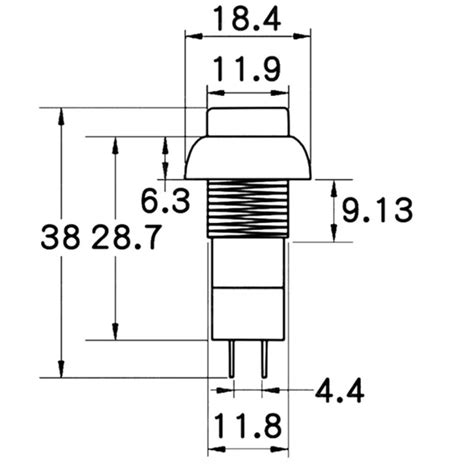 Inbouw Drukknop Terugverend Groen Ben S Electronics