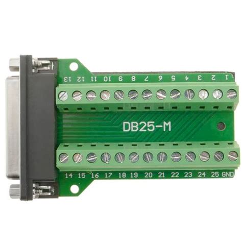Adapter Serial Connection Db25 Female To 26 Pin Terminal Block Breakout