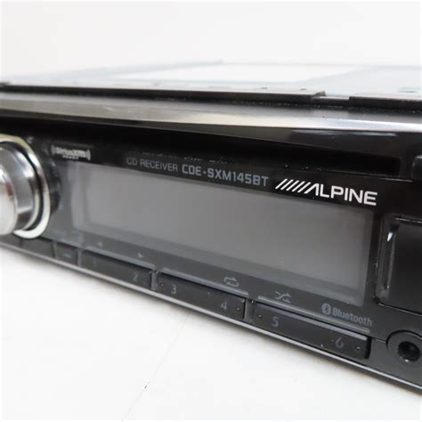Alpine Cde Sxm145bt 1 Din In Dash Cd Bluetooth Car Stereo Receiver