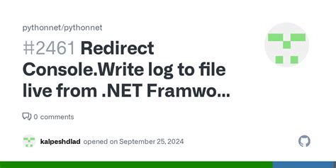 Redirect Consolewrite Log To File Live From Net Framwork Library
