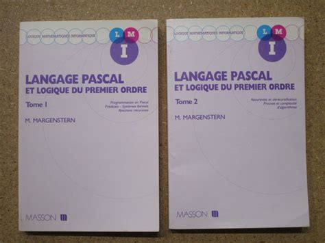 Langage Pascal Et Logique Du Premier Ordre Programmation En Pascal