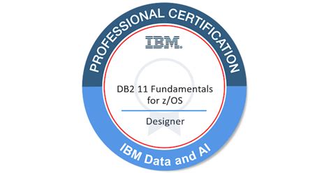 Ibm Certified Database Associate Db2 11 Fundamentals For Z Os Credly
