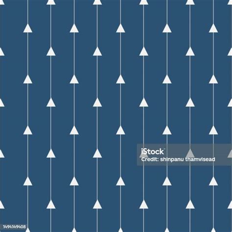 흰색 기하학적 삼각형과 선 패턴입니다 파란색 배경에 벡터 0명에 대한 스톡 벡터 아트 및 기타 이미지 0명 건축물 기하 도형 Istock