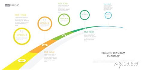 Business Project Arrow Roadmap Timeline Diagram Infographic Roadmap