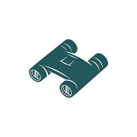 쌍안경 디자인 벡터 아이콘 기호 템플릿 그림 프리미엄 벡터
