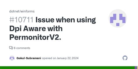 Issue When Using Dpi Aware With PermonitorV2 Issue 10711 Dotnet