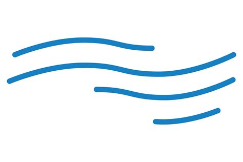 smooth curve lines blue water wave symb graphic by vectorbum