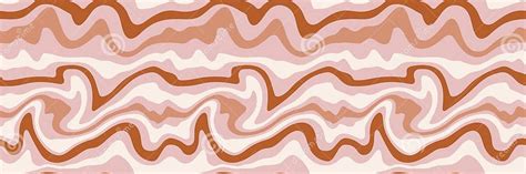 Groovy Waves Seamless Pattern Stock Vector Illustration Of Vector Curvy 310554765