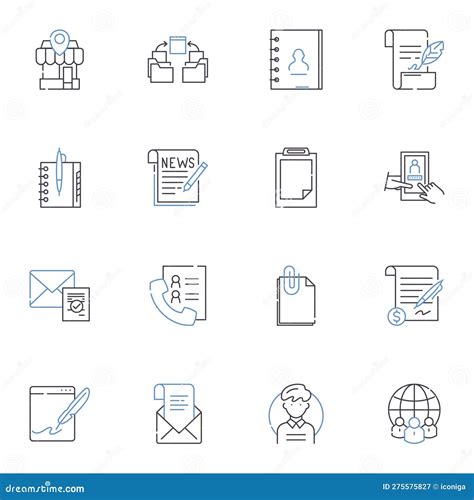 Wireless Connection Line Icons Collection Wi Fi Bluetooth Hotspot Signal Nerk Router