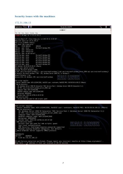 Vulnerability Assessment Report Pdf Information And Network Security Computing
