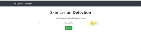 SKIN CANCER DETECTION USING FLASK API A Smartphone Based Application