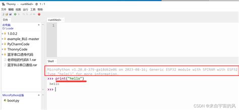 基于micropython的esp32 Ethernet Kitav12开发板环境搭建过程（thonnymicropython