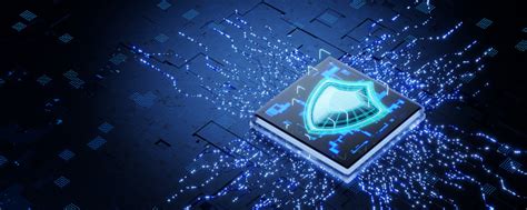 Microchip Cryptography Data Protection Concept Protect Your Data Cyber