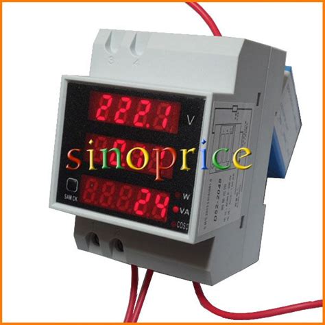 Купить цифровой дисплей панели питания метр вольтметр ampmeter вольт ...