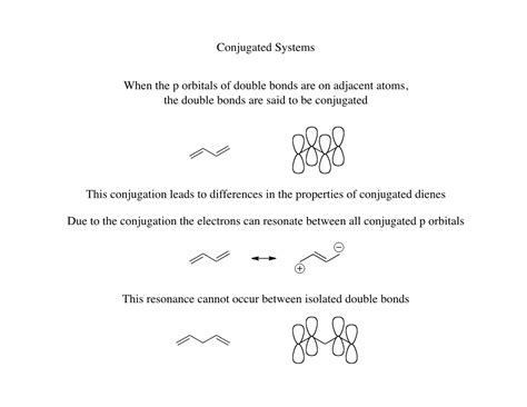 Conjugated Systems When The P Orbitals Of Double Bonds Are On Docslib