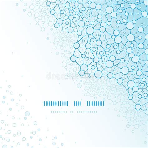 Molecular Structure Scientific Square Template Stock Vector Illustration Of Circle Element