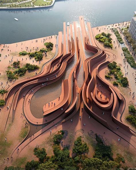 Parametricarchitecture On Linkedin Dubai Uae Canopy Structure Render Rendering