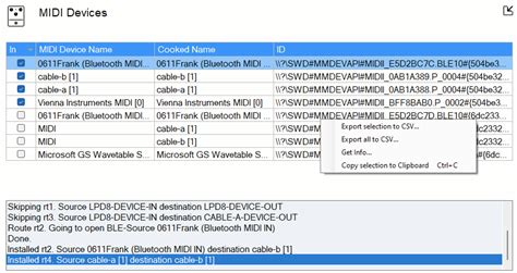 Midi Bluetooth Ble Router For Windows Gig Performer On Windows