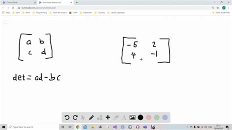 SOLVED Determine Whether Each Matrix Is Invertible By Finding The Numerade