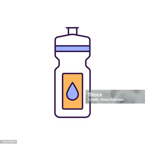 쉽게 편집하거나 수정할 수 있는 색상 채우기 벡터 아이콘이 있는 어린이 물병 윤곽선 0명에 대한 스톡 벡터 아트 및 기타 이미지 0명 물병 벡터 Istock