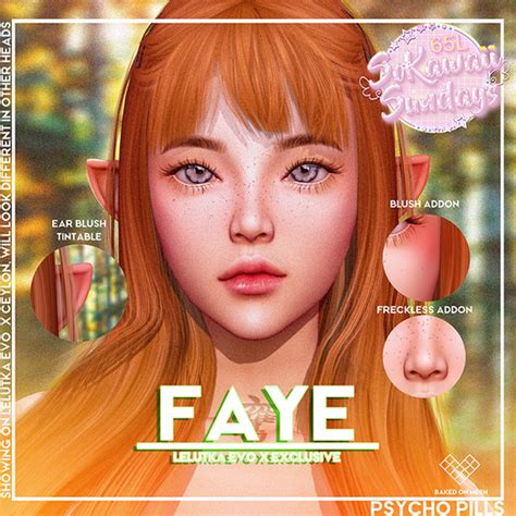 Second Life Marketplace Psycho Pills Faye Skin Peanut