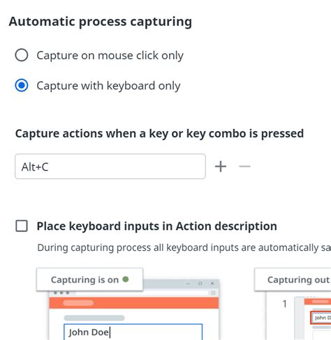 Task Capture 捕获设置