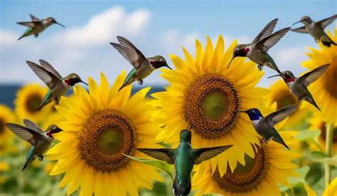 Are Hummingbirds Attracted To Sunflowers Nature Facts