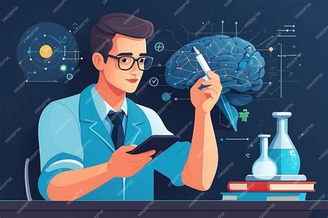 Premium Photo Illustration Of A Teacher Using Ai Algorithms For