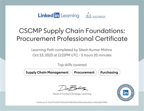 Sitesh Kumar Mishra On Linkedin Certificate Of Completion