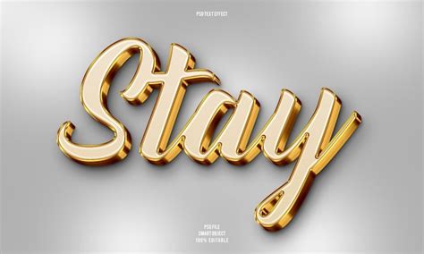 3d Text Logo Psd