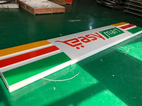 Custom D Logo Shop Name Sign Eleven Led Outdoor Lighted Metal
