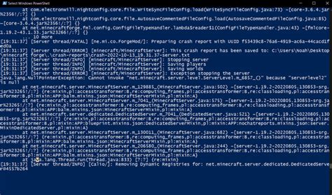 My Server Stops Loading Removing Dynamic Registries Forminecraft