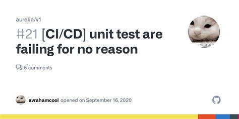 [ci cd] unit test are failing for no reason · issue 21 · aurelia v1