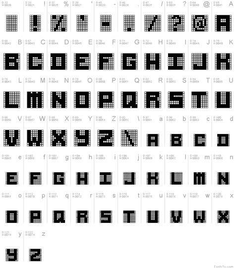 Rubiks Cube Font