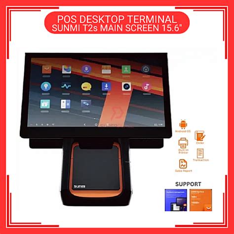 SUNMI T S Android G Plus G Main Screen Inch LVDS Desktop POS Terminal